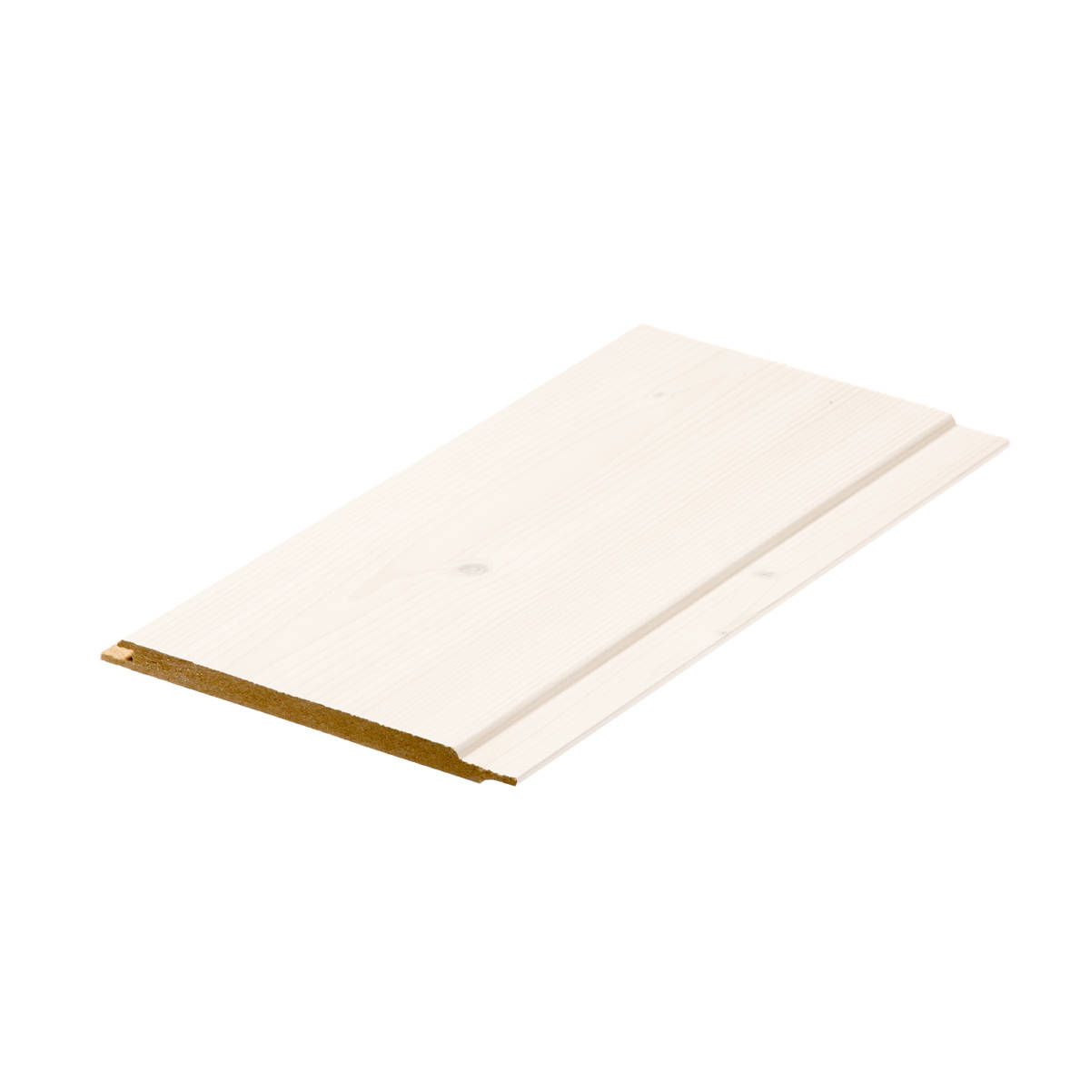 Cent-Listat MDF-paneeli , 10x150x2600 STP, päätypontattu valkovahattu ...