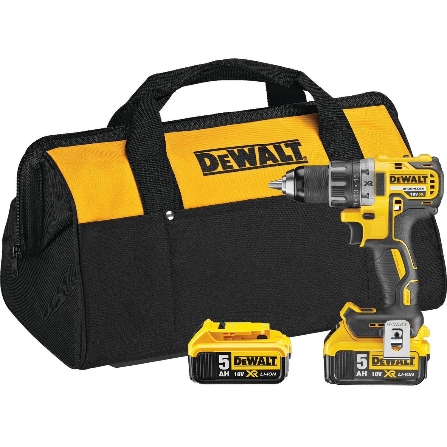 Akkuporakone/väännin DeWalt XR ATEX DCZ791P2-XJ, 70Nm, 18V, 2x5.0Ah akuilla + TSTAK | Netrauta.fi