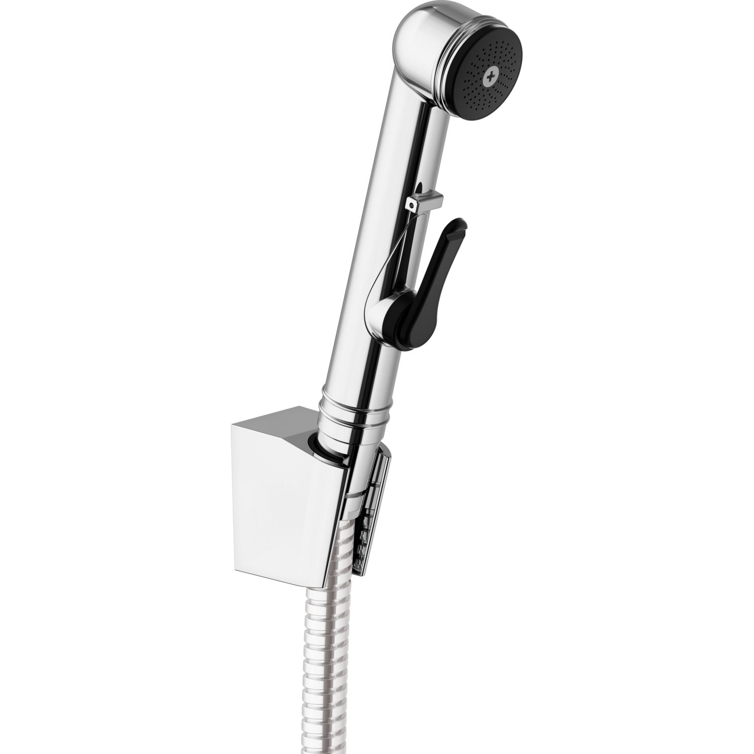 Bideesuihku Damixa, seinäpidikkeellä, kromi | Netrauta.fi