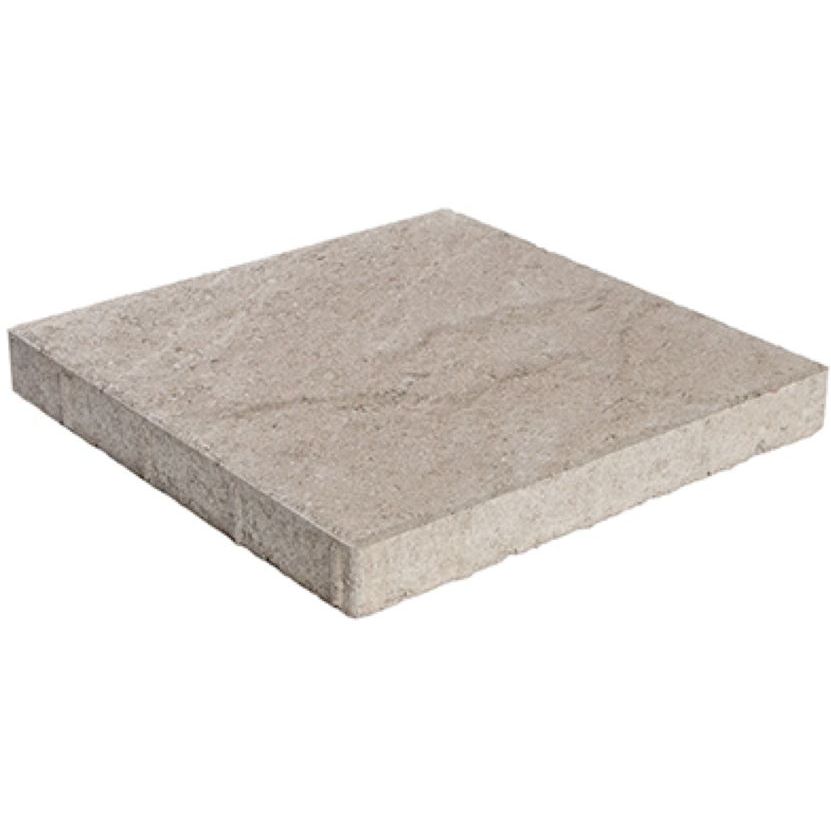 Betonilaatta HB-Betoni, 50x398x398mm, pintaprofiloitu, harmaa