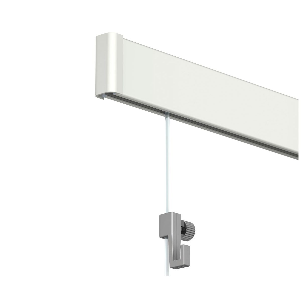 Pisla Easy-Seinälistaset valkoinen 200cm