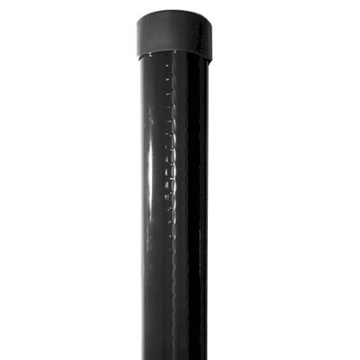 Verkkoaidan tolppa Ab Polar, pyöreä 48 mm korkeus 250 cm, harmaa