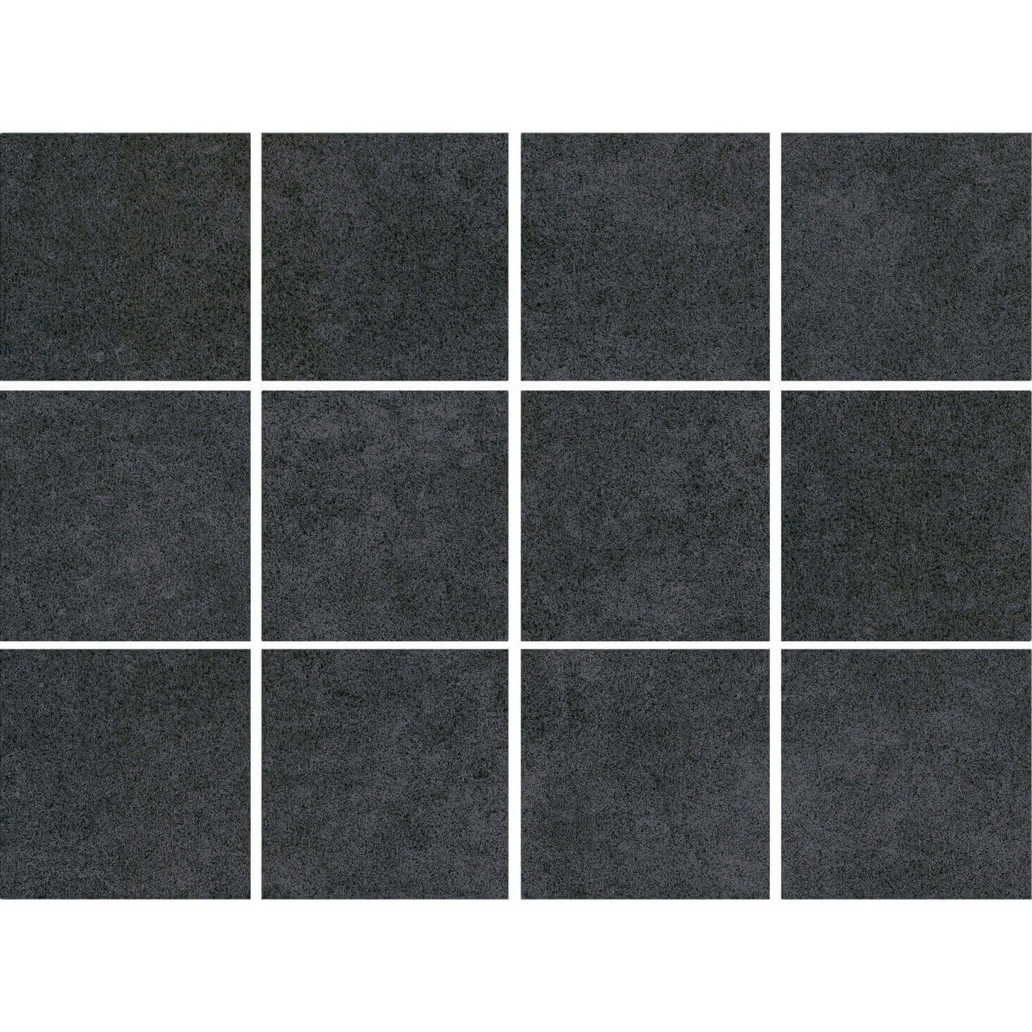 Lattialaatta Bien Arcides, himmeä, antrasiitti, 10x10cm