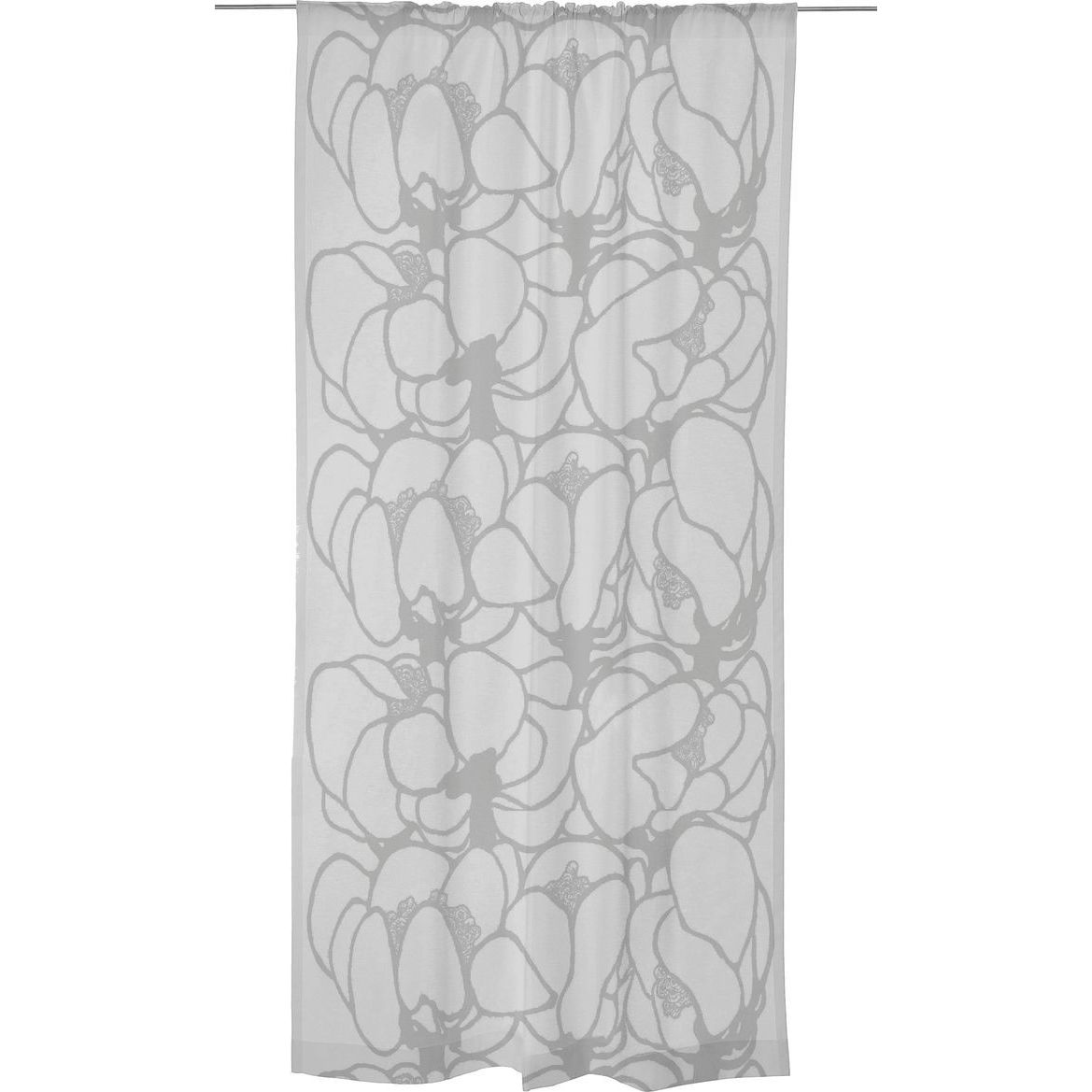 Sivuverho Vallila Makeba Classic SS23, 140x250cm, harmaa