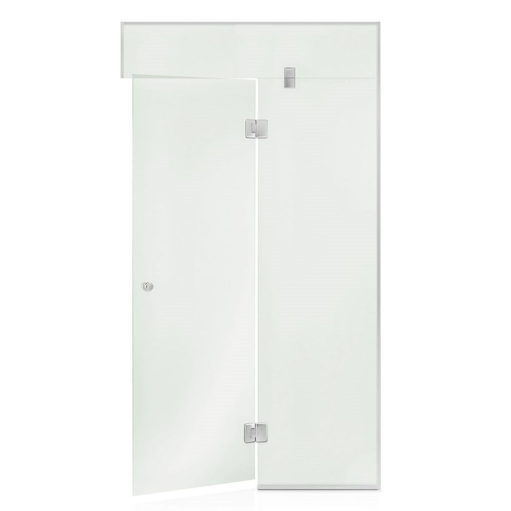 Saunan lasiseinä Andres Glass, ovi, iso lisäpala, korkea ikkuna ...