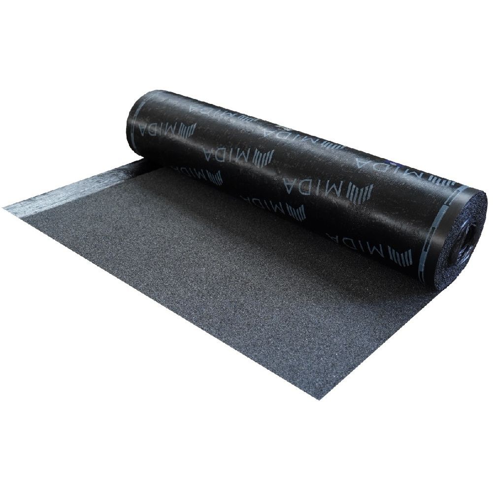 Hitsattava pintakermi Mida TL2, K-PS 170/5000, 1x8m, musta/harmaa ...