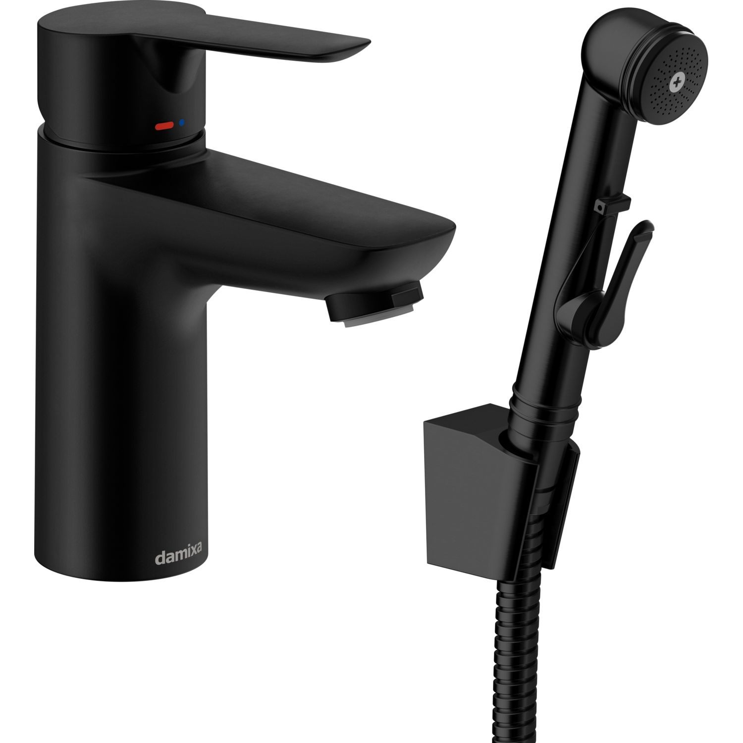 Pesuallashana Damixa Core, bideesuihkulla, mattamusta | Netrauta.fi