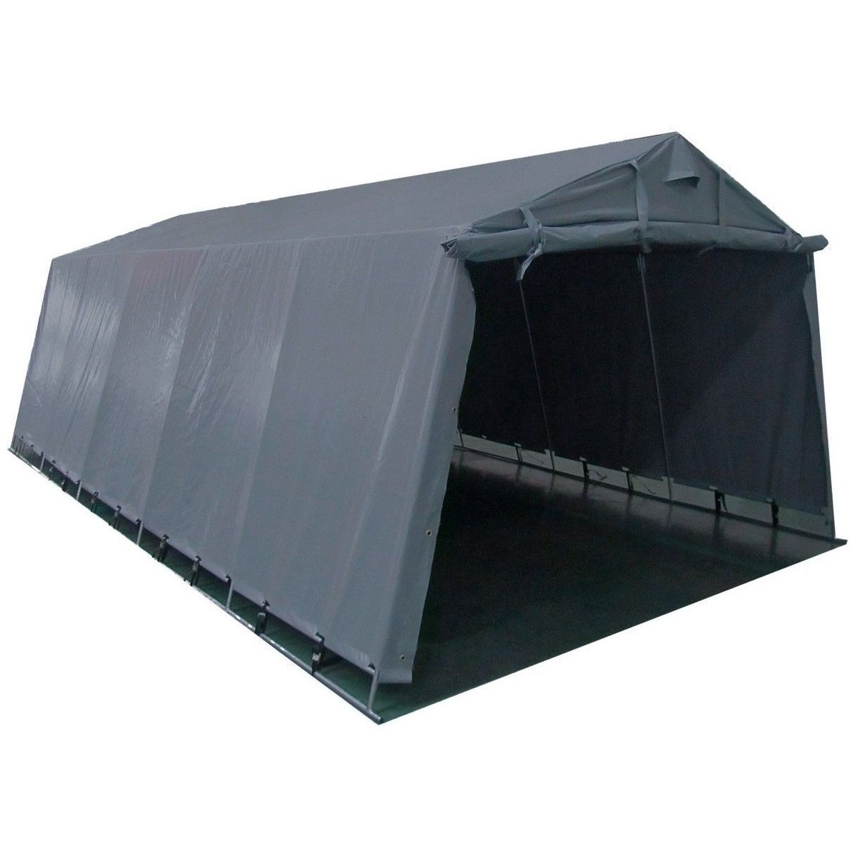 Prohall Pressutalli , 6x3.2x1.9m, 500g/m2, harmaa | Netrauta.fi
