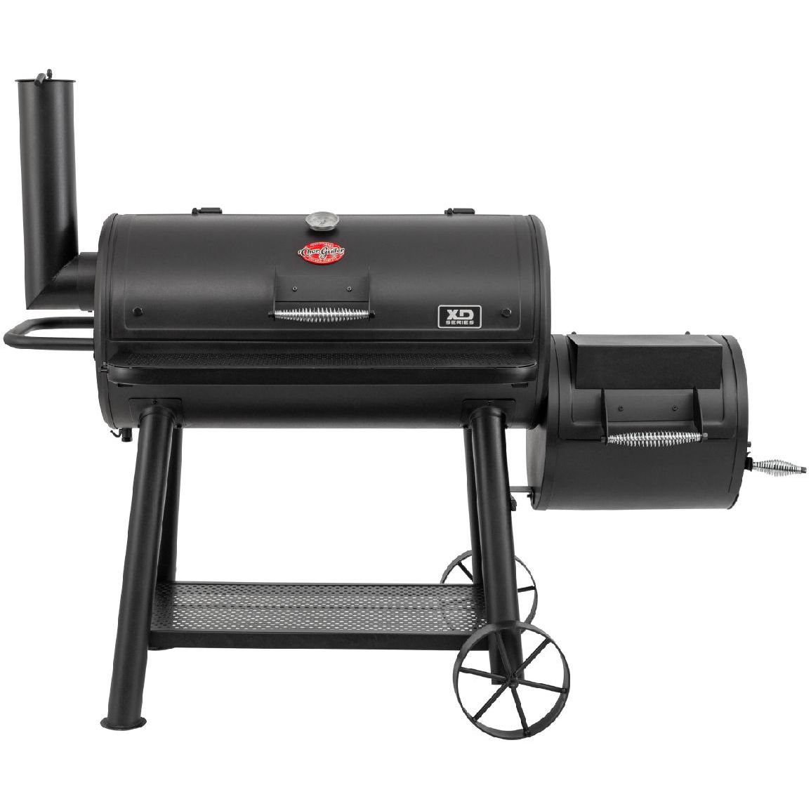 Hiiligrilli/savustingrilli Char-Griller Grand Champ Offset Smoker ...