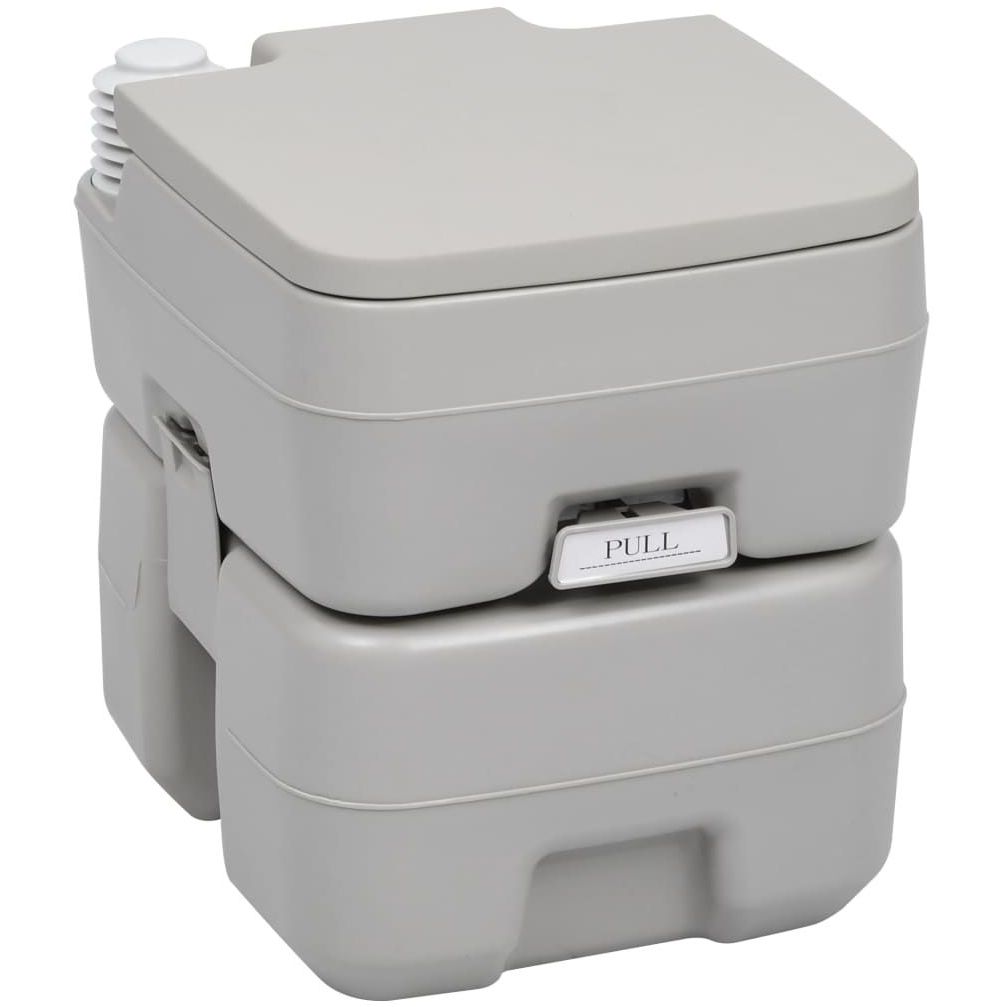 Kannettava retki-WC, 20+10L, harmaa | Netrauta.fi