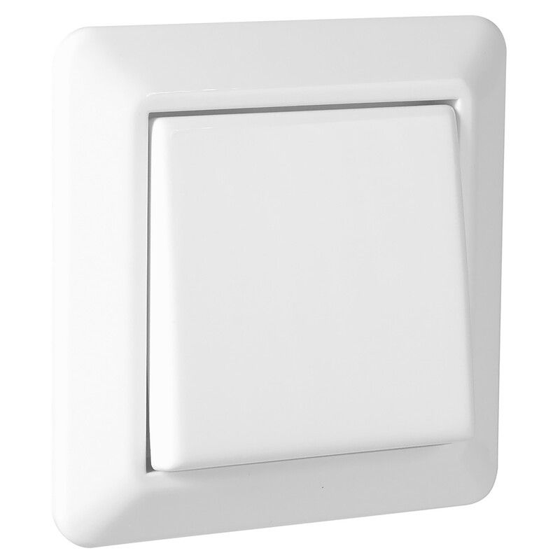 Kytkin ELKO RS Nordic 6-kytkin kehyksellä RL , kirkkaan valkoinen ...