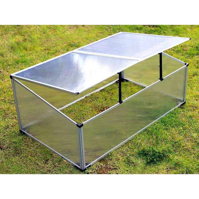 Minikasvihuone AB Polar, 100x60x40/30cm, kennolevy | Netrauta.fi