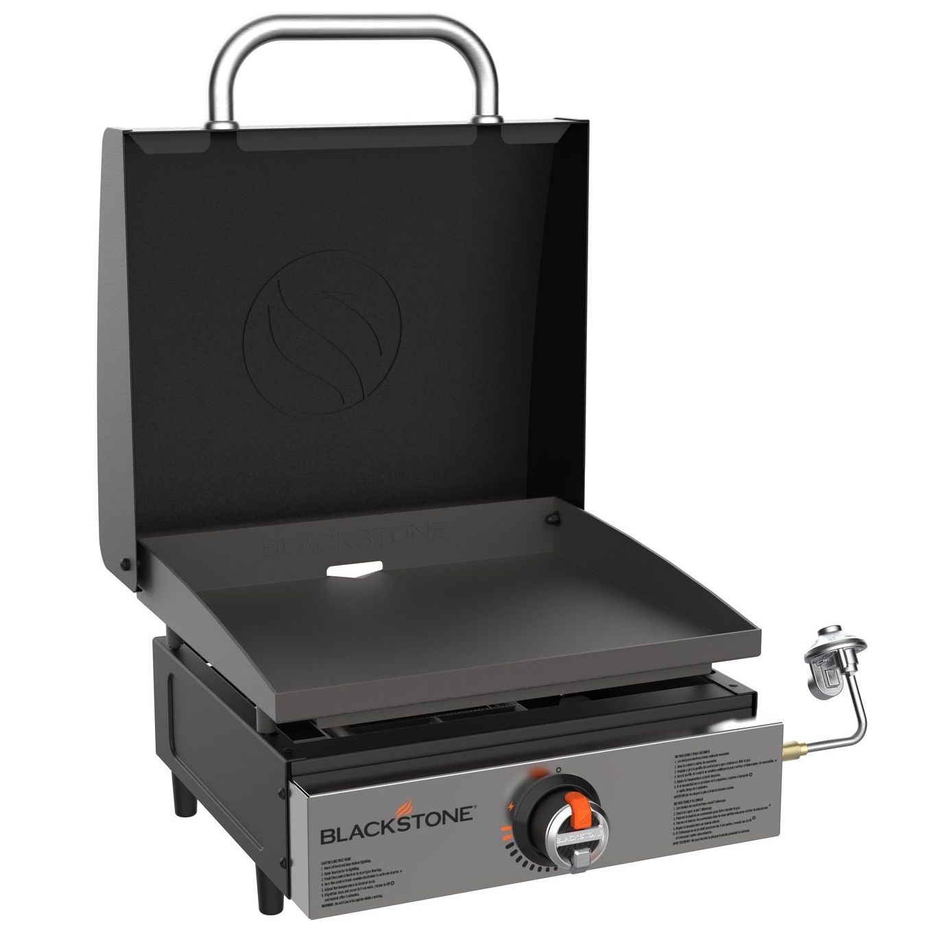 Parilagrilli Blackstone 17", kannella, kaasu, 1 poltin | Netrauta.fi