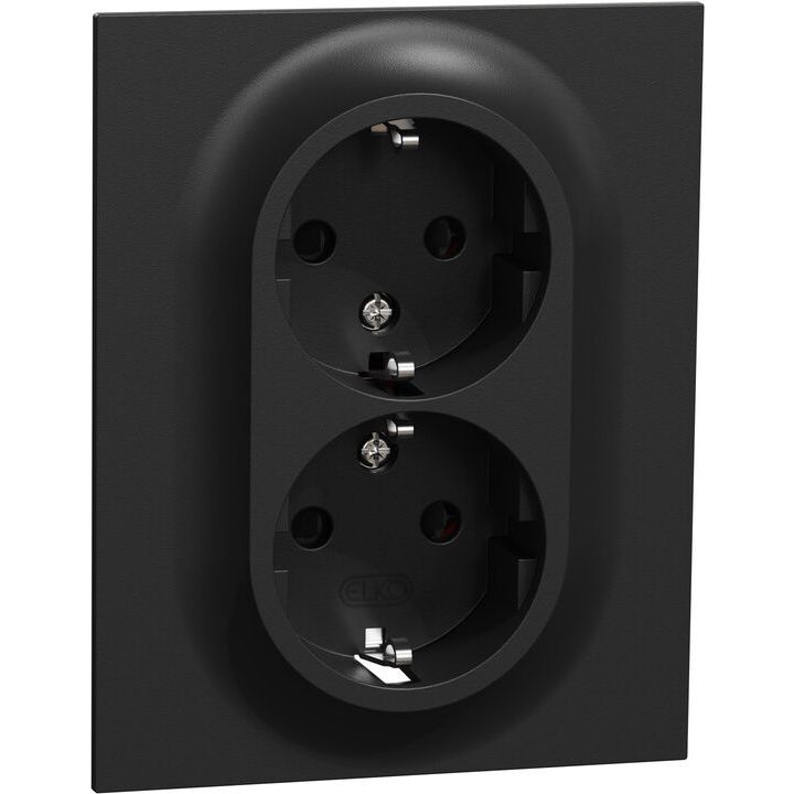 Matala pistorasia Schneider Electric ELKO One, 2-osainen, 16A, IP21 ...