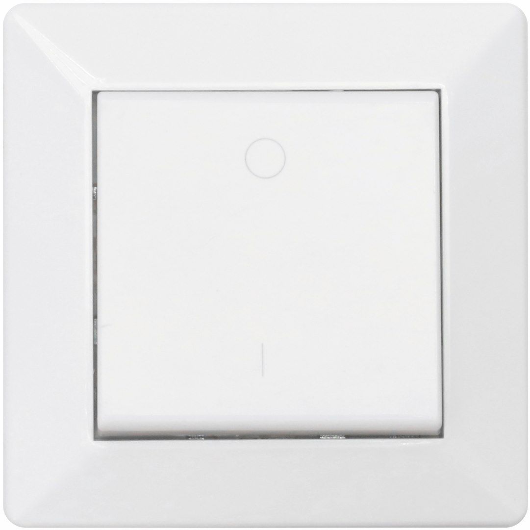 Kytkin Malmbergs Delta, 2-napainen, ilman merkkivaloa, valkoinen ...