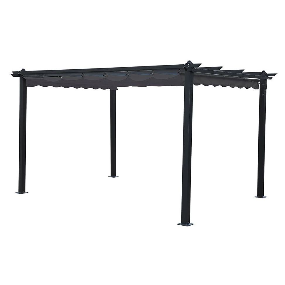 Pergola Landskap Skugga, musta, eri kokoja | Netrauta.fi