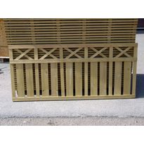 Aitaelementti EKETRÆ Keto, 180x115cm, painekyllästetty, mänty, 2-laatu ...