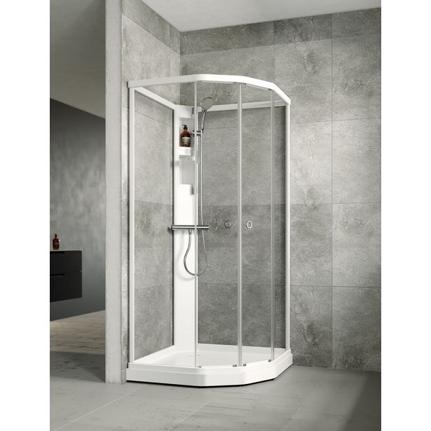 Suihkukaappi tuo pesutiloihisi käytännön mukavuutta | Netrauta.fi