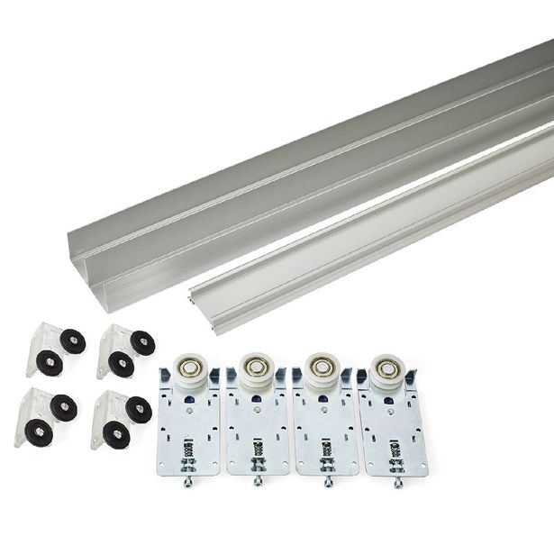 Liukuoven kisko - Liukuovi kiskot ja pyörästöt edullisesti | Netrauta.fi