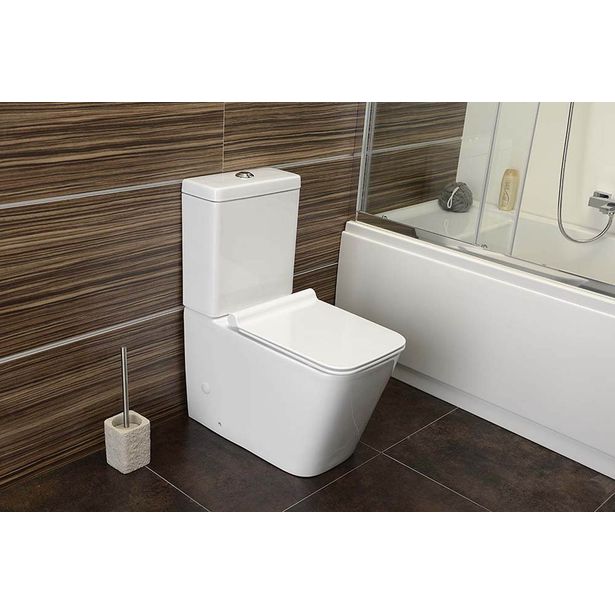 WC-istuin P-lukko - WC-istuin viemäröinti taakse netistä | Netrauta.fi