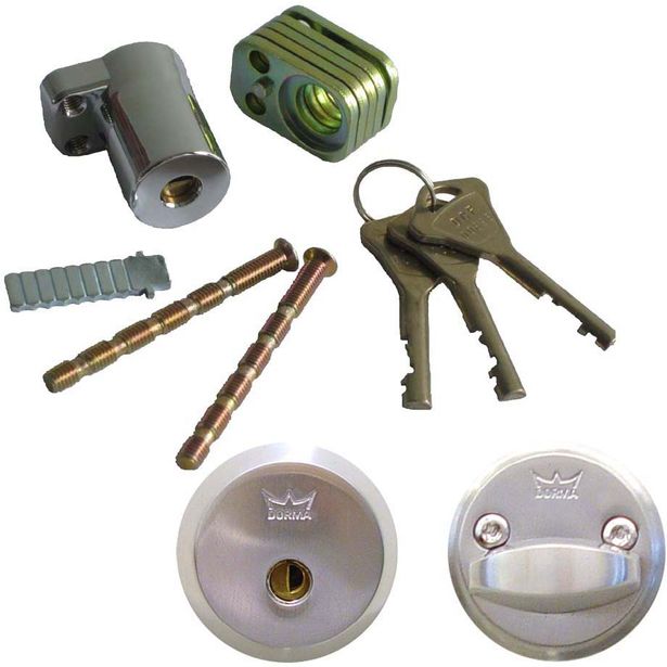 Abloy Avainpesä ja vääntönuppi CY001, satiinikromattu | Netrauta.fi