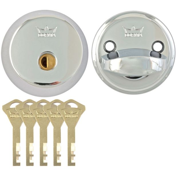 Abloy Avainpesä ja vääntönuppi CY001, satiinikromattu | Netrauta.fi