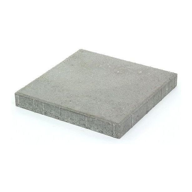 Betonilaatta 600x600x80mm, sileä, harmaa | Netrauta.fi