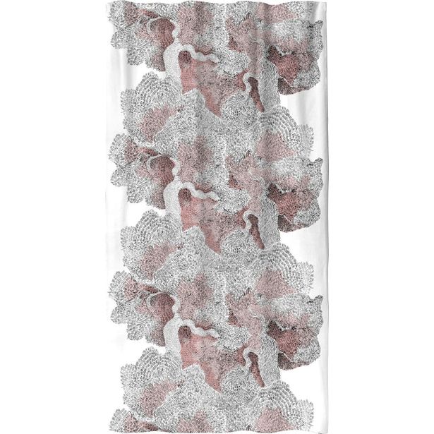 Sivuverho Vallila Makeba Classic SS23, 140x250cm, harmaa | Netrauta.fi