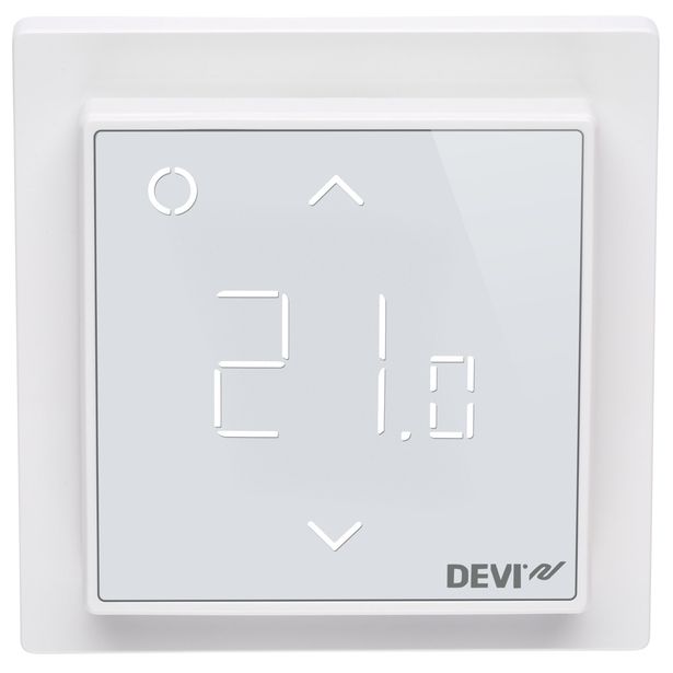 Devi Yhdistelmätermostaatti DEVIreg Opti, valkoinen | Netrauta.fi