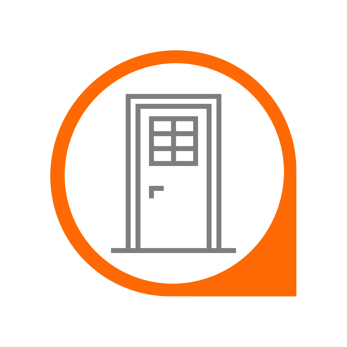 Ulko-ovi Aarni Raita, 10x21, karmi 115mm, oikeakätinen, valkoinen ...