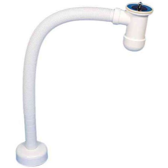 Vesilukko Prevex, muovia, DN32, taipuisa putki, lattiaputkella ...